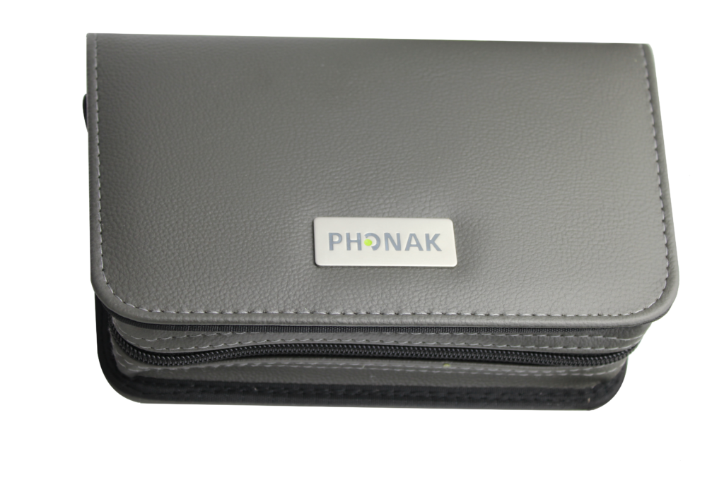 Phonak Grey Hearing Aid Storage Case